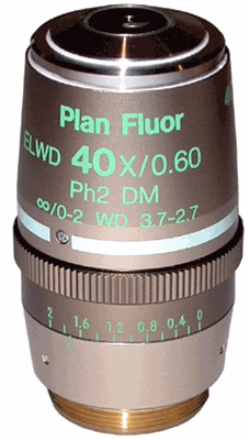 Nikon Plan Fluor 40X ELWD Phase Contrast Objective | MRH38420 – Spach ...