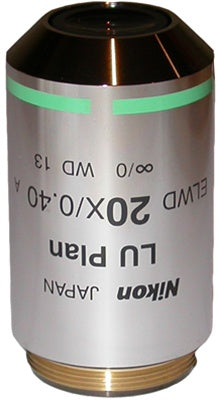 20X Nikon CFI60 LU Plan Epi ELWD Infinity Corrected Objective – Spach ...