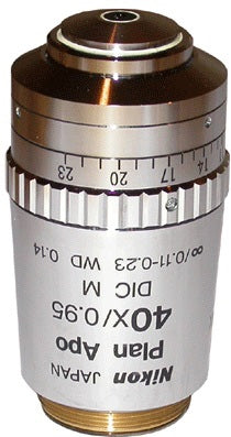 Nikon PLAN APO 40x Objective – Spach Optics, Inc.