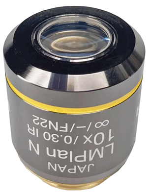 Olympus LMPlan N 10X IR Objective 0.25 NA | LMPLN10XIR BX MX – Spach ...