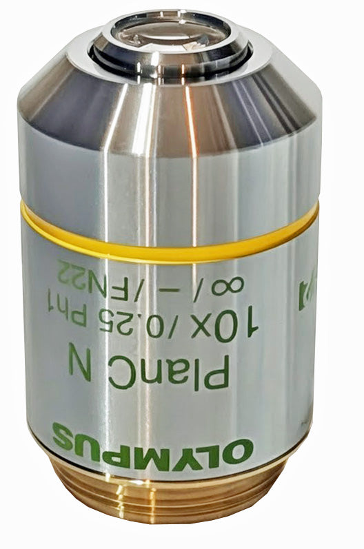 Olympus PlanC N 10X Phase Contrast Objective N4239600 | PH1 NA 0.25 WD ...