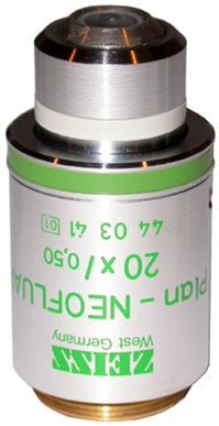 zeiss plan neofluar 20x phase contrast objective – Spach Optics, Inc.